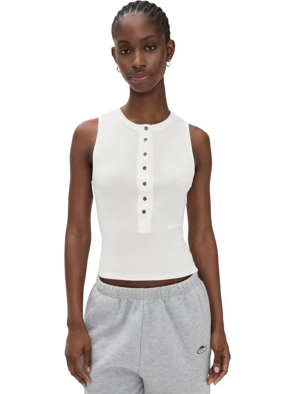 Free People Jamie Henley Tank Top - Clean Ivory