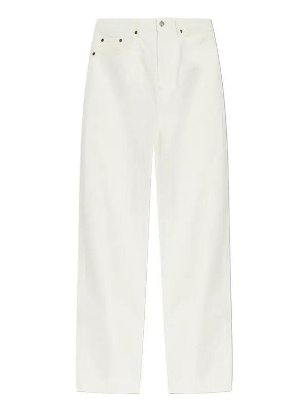FRAME Baggy Wide-leg Jeans - Cream