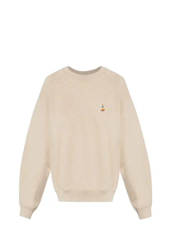 Maison Kitsuné Sweatshirt With Pockets - Beige