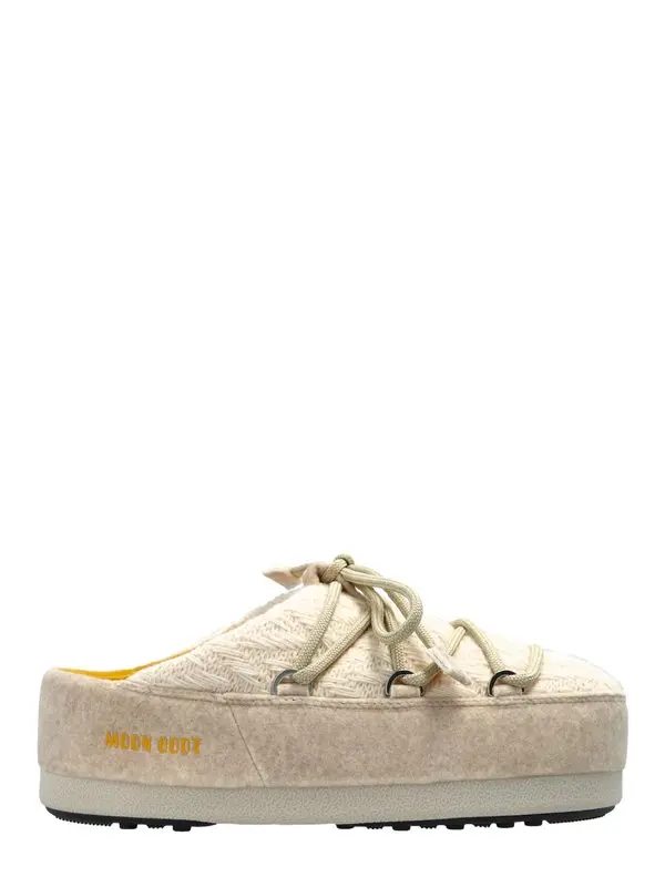 Moon Boot Icon Space Racing Shoes - Cream