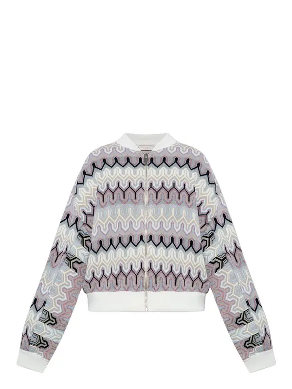 AKEP Lurex Thread Cardigan - Multicolour