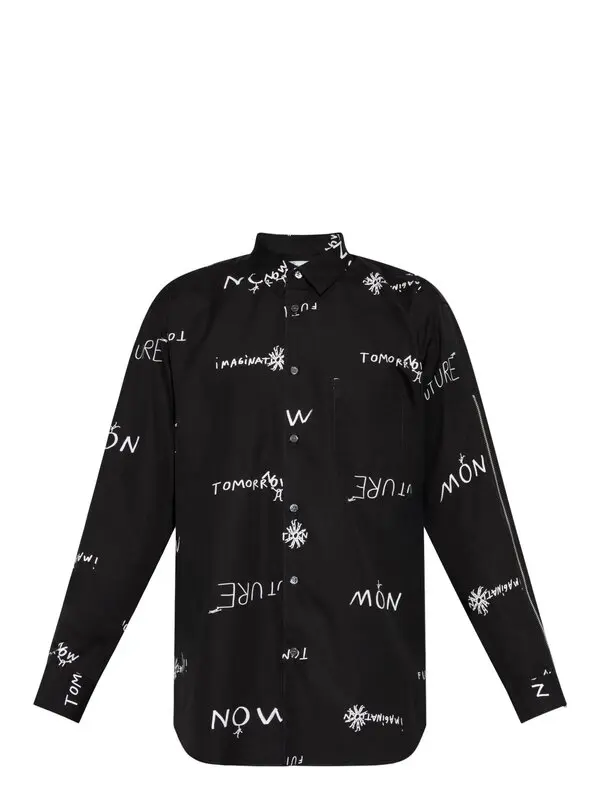 Comme Des Garçons Shirt With Print - Black