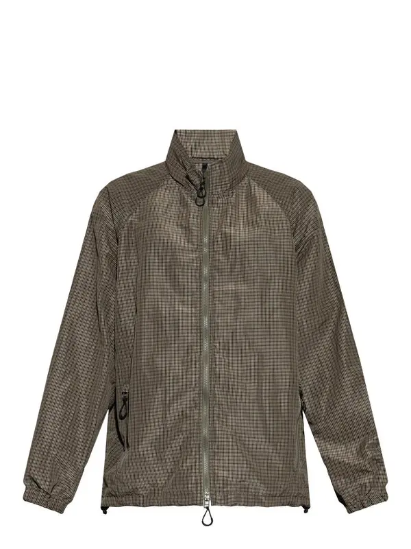 Comme Des Garçons Plaid Pattern Jacket - Brown