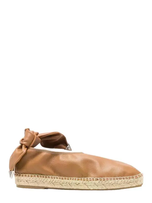 Toga Chain-link Knotted Espadrilles - Brown
