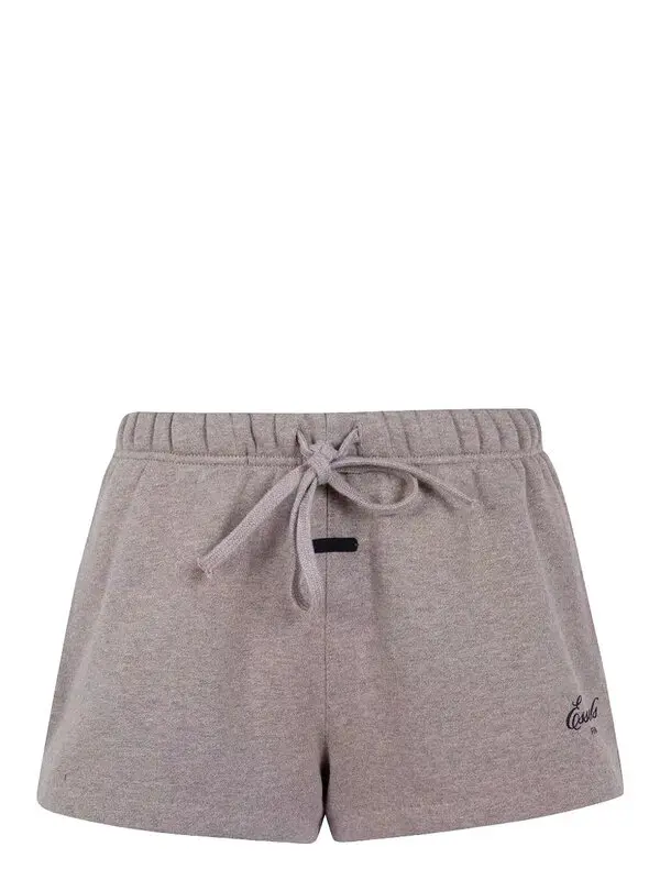 Fear Of God Essentials Logo-print Shorts - Grey