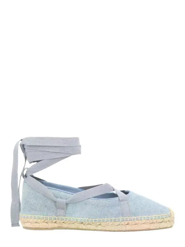 CastaÑer Petunia Lace-up Espadrille - Blue