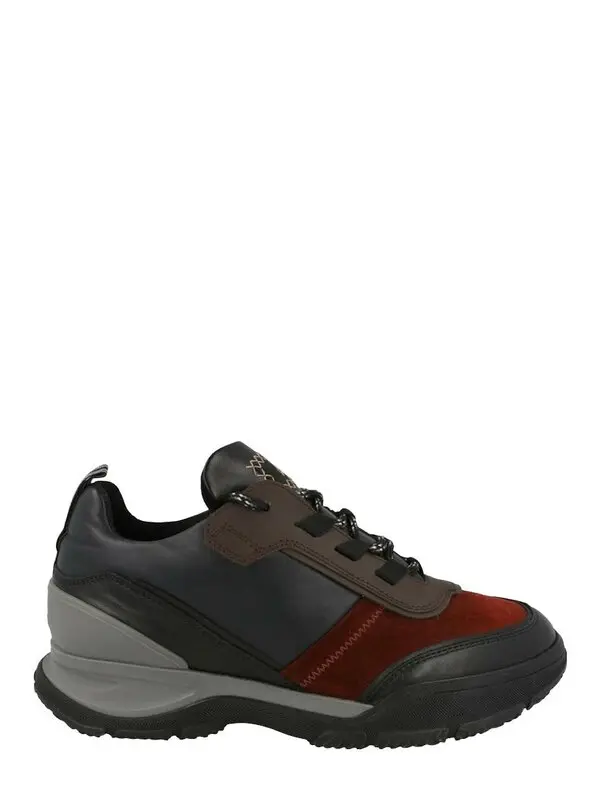 Brioni Crossing Low-top Sneakers - Blue/black