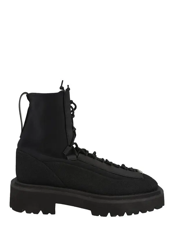 FERRAGAMO Atlante Lace-up Ankle Boots - Black