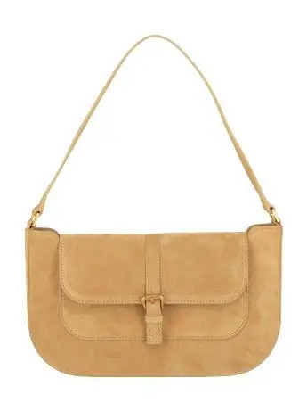 BYFAR Miranda Suede Shoulder Bag - Beige