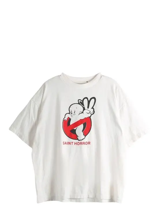 SAINT MXXXXXX Saint Horror Shorts - White