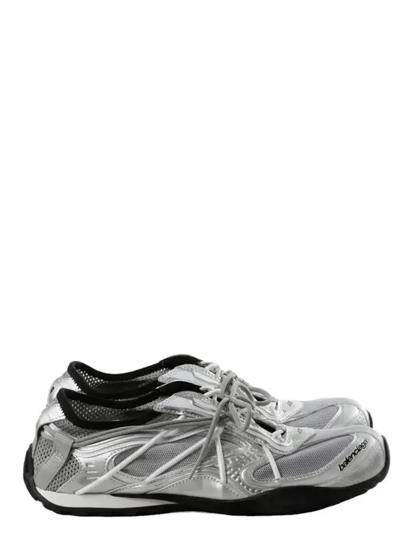 Balenciaga Radar Mesh Sneakers - Silver
