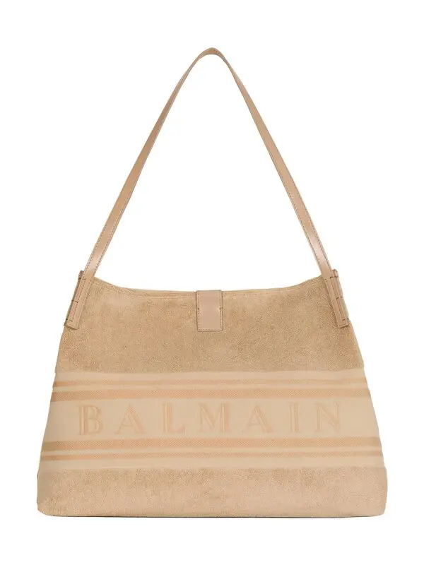 Balmain Medium Release Tote Bag - Beige
