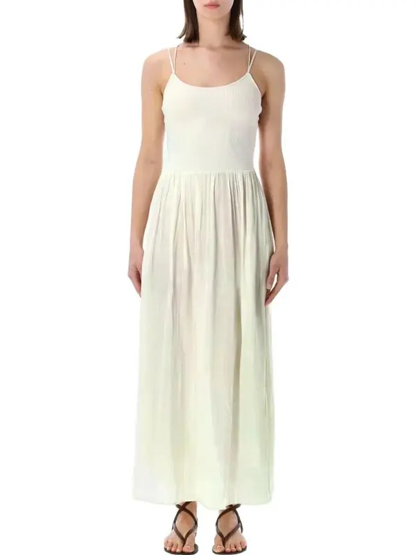 SESSUN Lace-up Back Dress - Neutrals