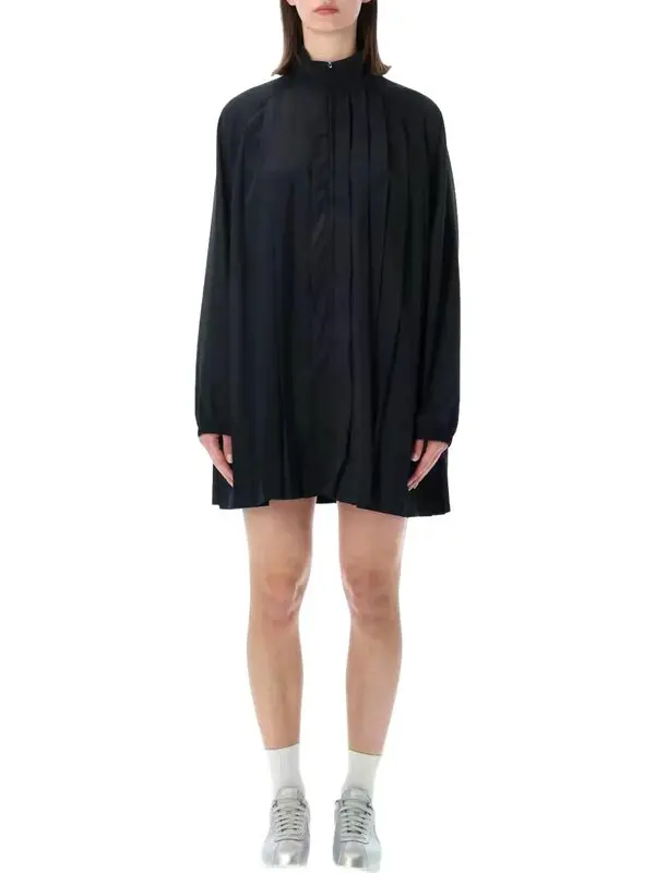 Nike Pleated High-neck Dress - Black