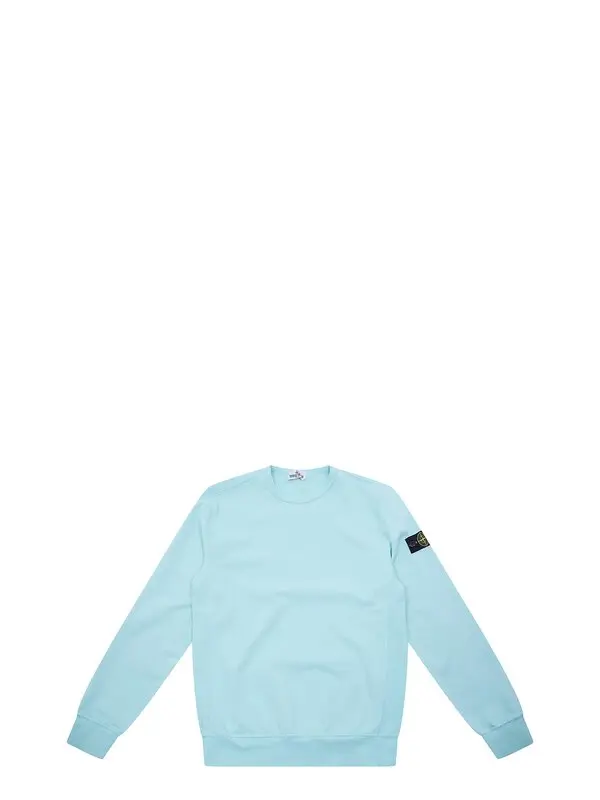 Stone Island Organic Cotton Fleece Sweatshirt - Blue