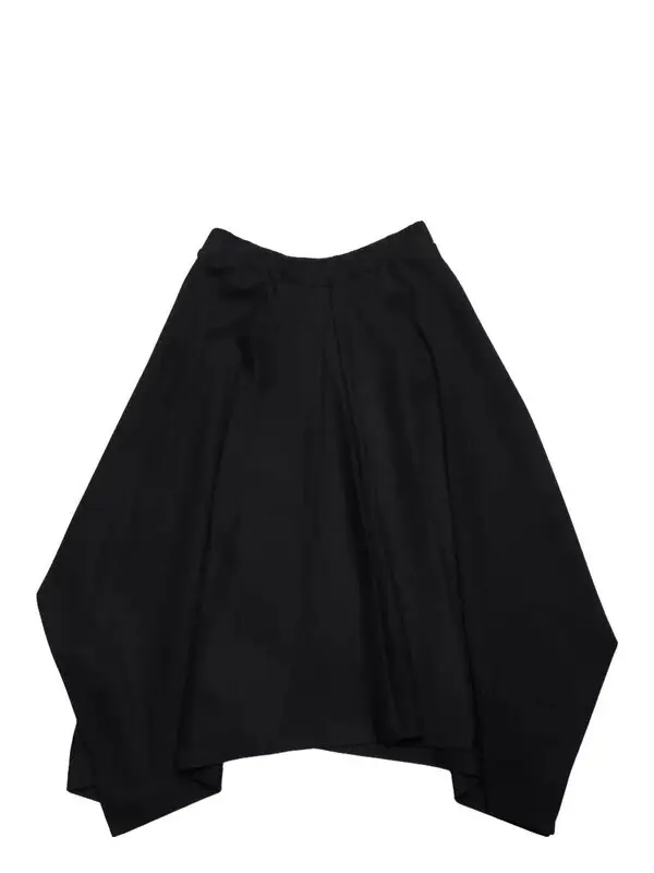 NICCOLO PASQUALETTI Draped Handkerchief-hem Skirt - Black