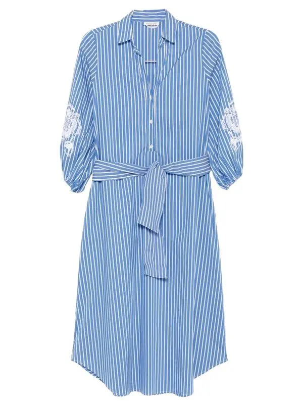 ARCHIVIO '67 Cotton Chemisier Dress - Blue