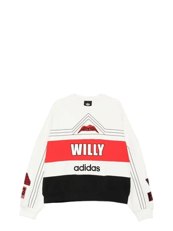 ADIDAS BY WILLY CHAVARRIA Printed Crewneck Sweater - White