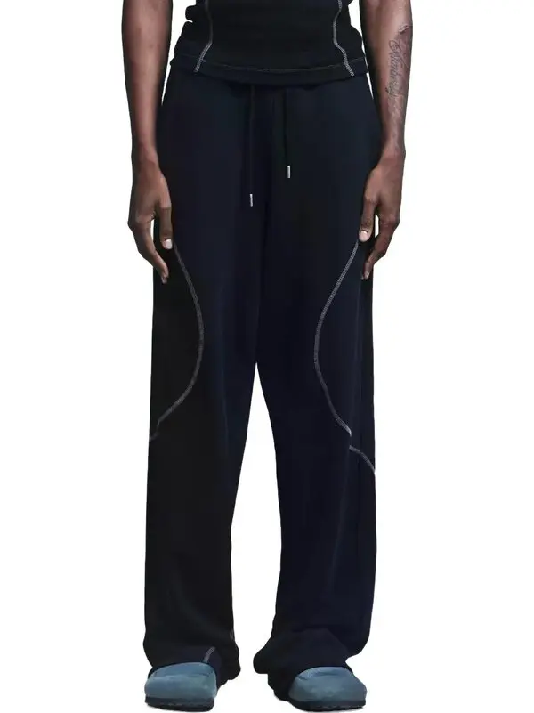 SAUL NASH Contrast-stitch Track Pants - Black