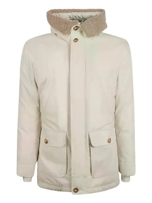 Brunello Cucinelli Shearling-collar Parka - Neutrals