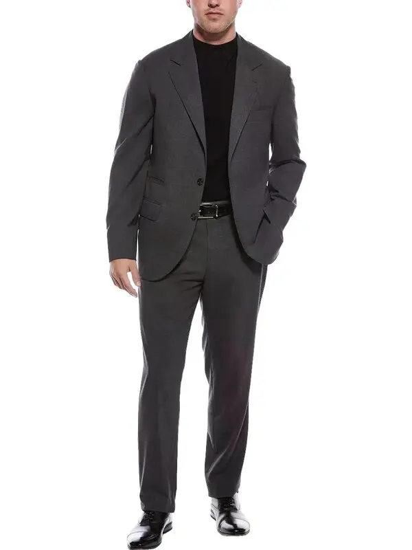 Brunello Cucinelli Single-breasted Tailored Suit - Grey