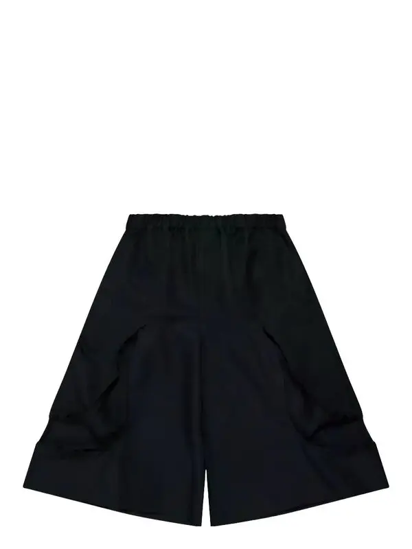 Comme Des Garçons Cut-out Wide-leg Trousers - Black