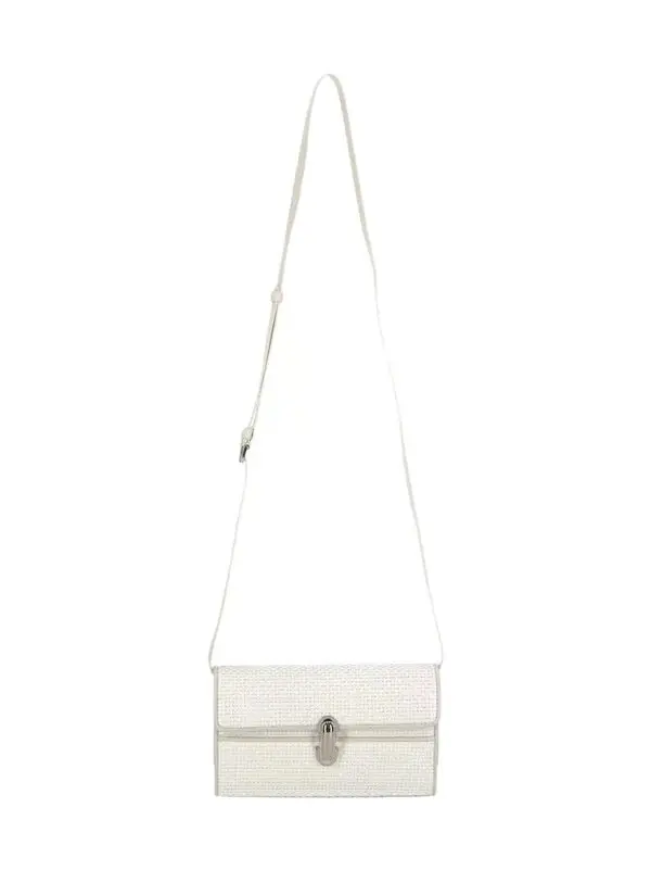 Savette Symmetry Woven Shoulder Bag - Neutrals