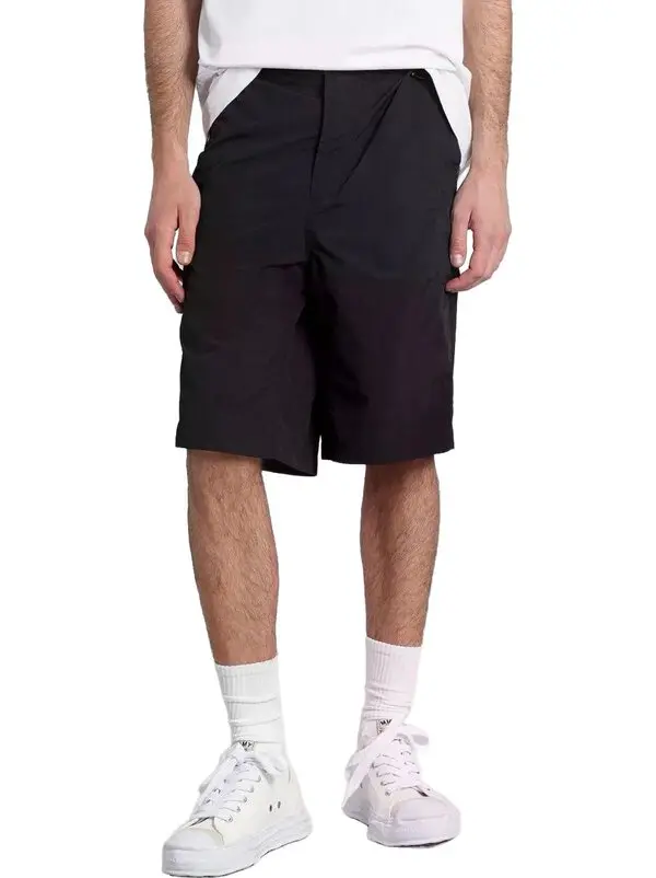 MAHARISHI Logo-print Cargo Shorts - Black