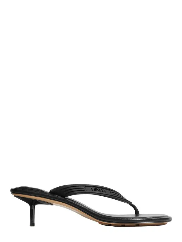 Bottega Veneta Sampieri Thong - Black
