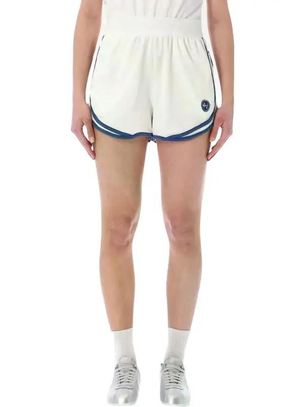 Nike Logo-patch Terrycloth Shorts - Neutrals