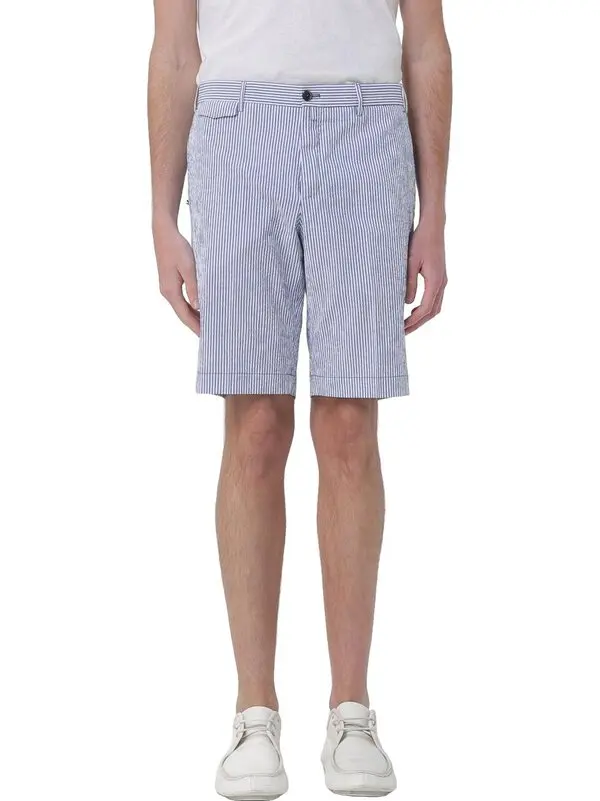 PT TORINO Striped Shorts - Blue