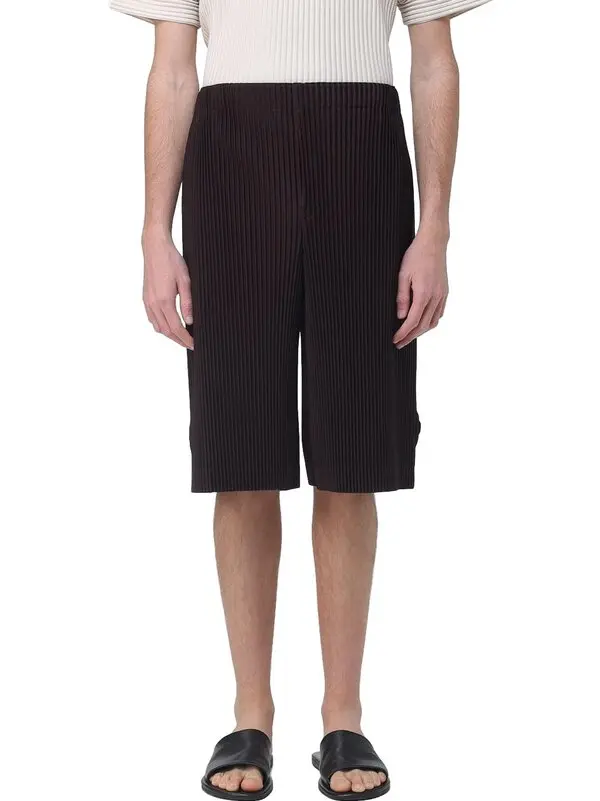Issey Miyake Homme Plissé Pleated Shorts - Black