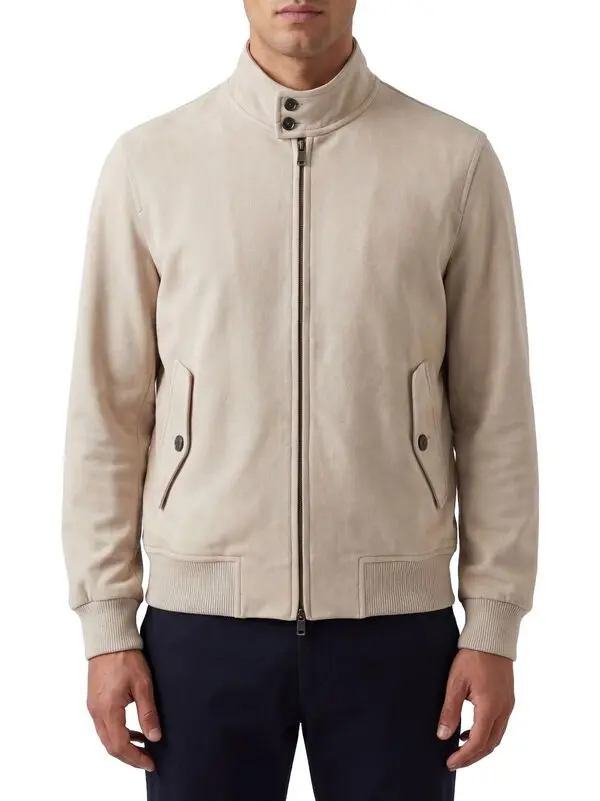 CIRCOLO 1901 Zip-up Jacket With Stand Collar - Beige