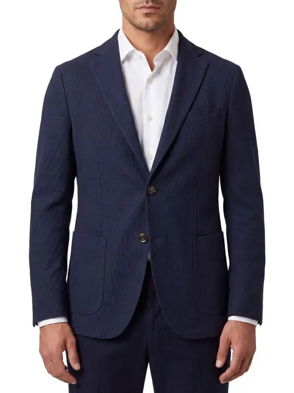 CIRCOLO 1901 Textured Blazer - Blue