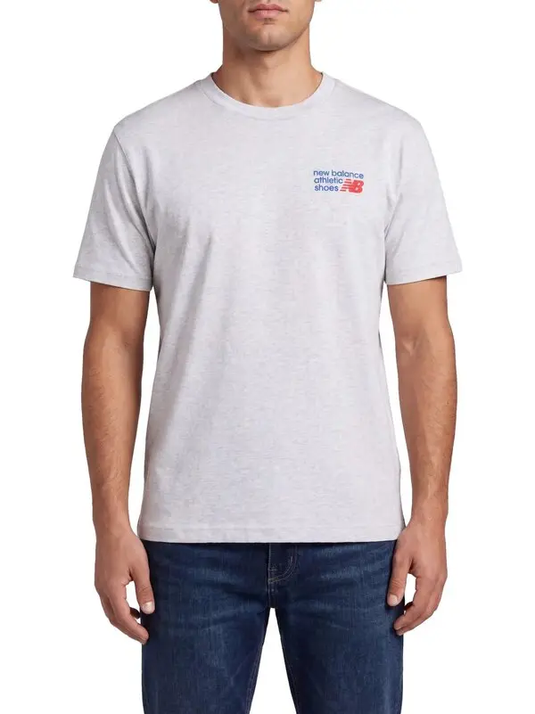 NEW BALANCE Cotton T-shirt With Logo - Multicolor