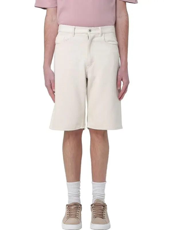 Auralee Textured Relaxed Fit Shorts - Ivory