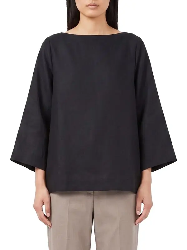 THE ROW Boatneck Top - Black