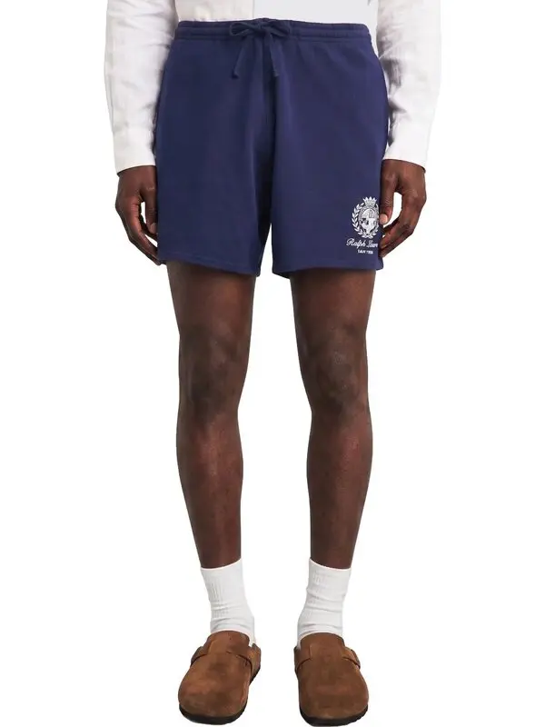 Polo Ralph Lauren Logo Embroidered Shorts - Navy