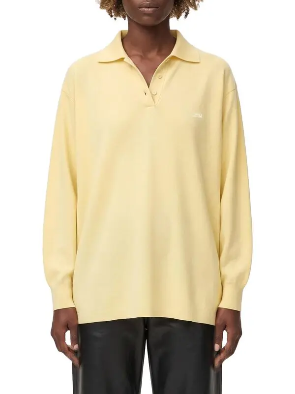 Loewe Long Sleeve Polo Shirt - Yellow