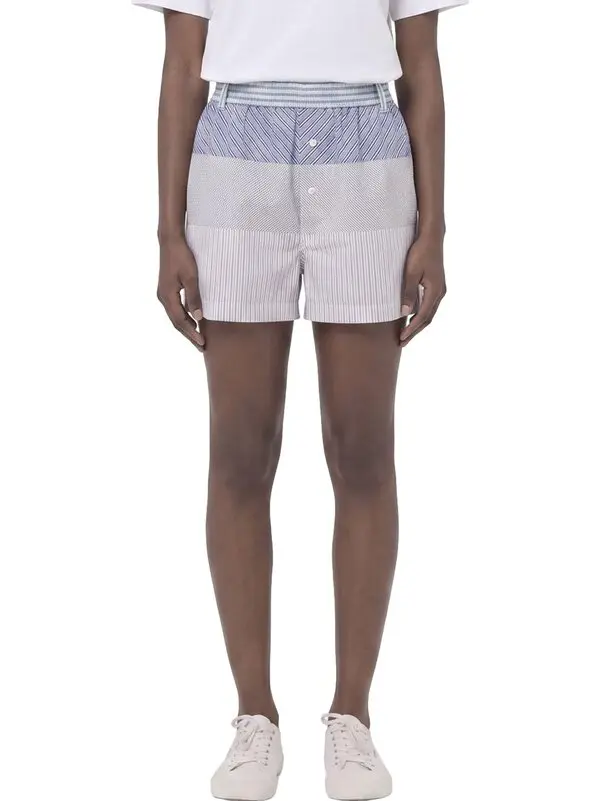 Moschino Paneled Stripe Shorts - Multicolor