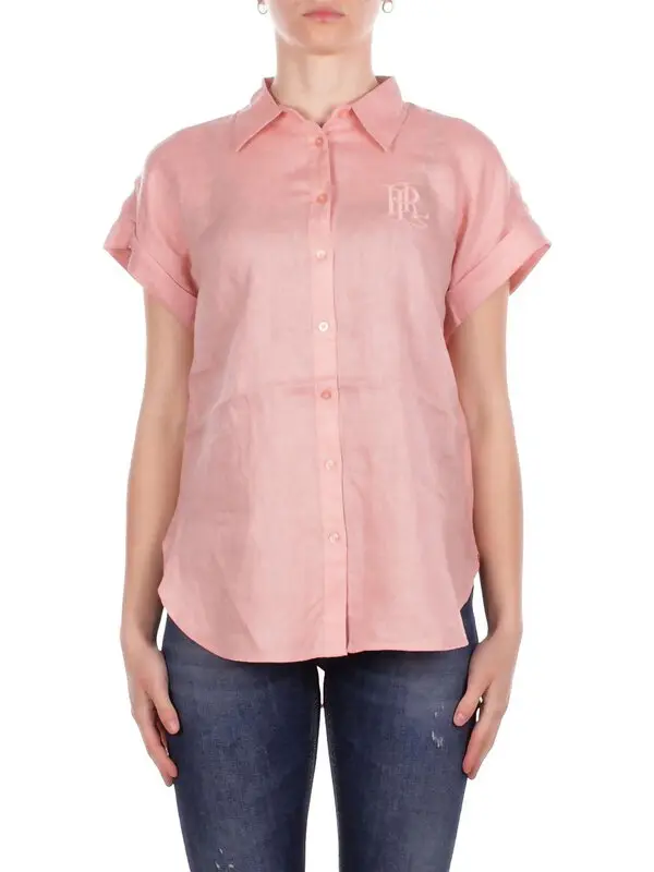 Ralph Lauren Embroidered Shirt - Pink
