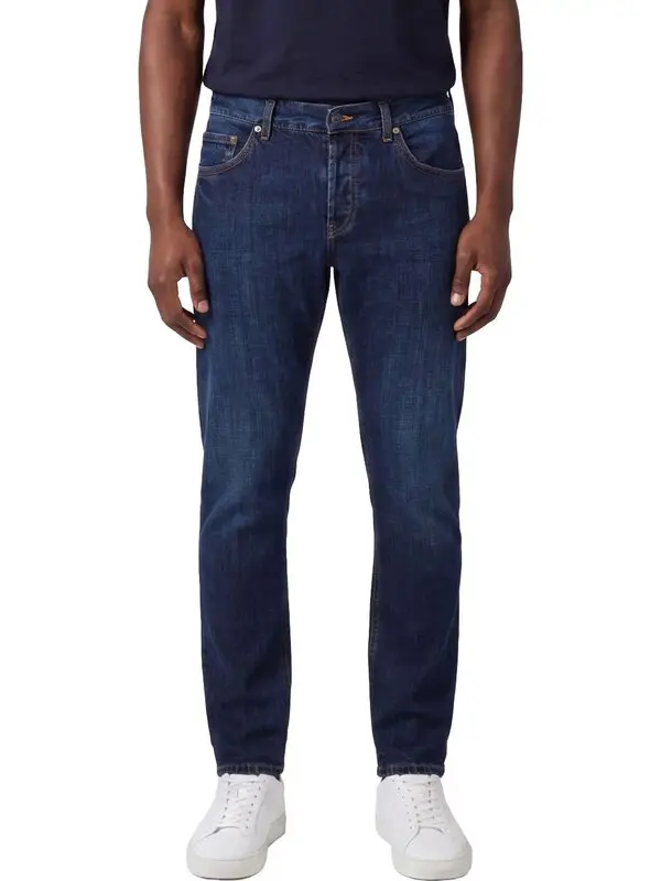 DONDUP Slim Fit Cotton Denim Jeans - Blue
