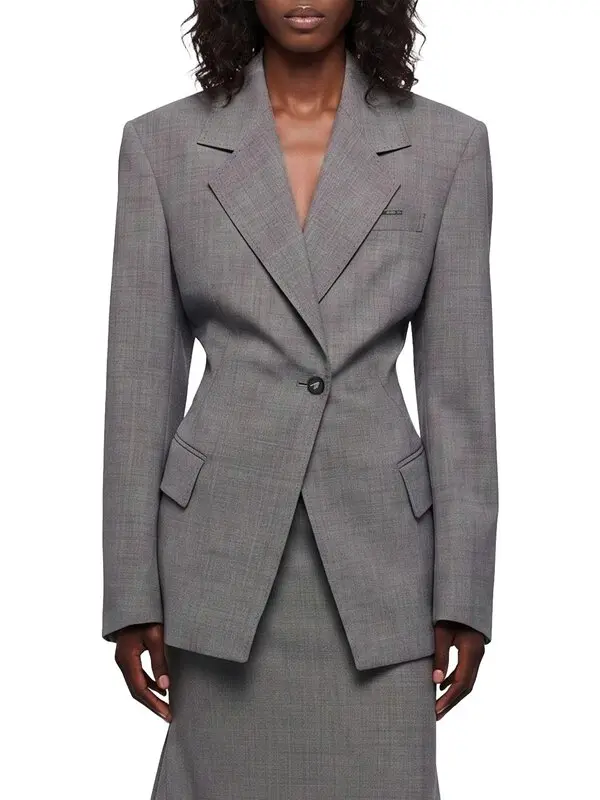Attico Tailored Blazer - Black