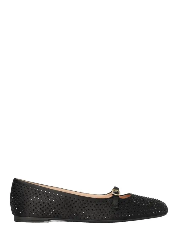Bally Ballet Flats With Embellishments - Black