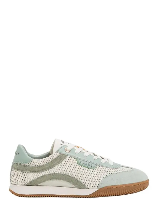 TWINSET Lace-up Sneakers - White