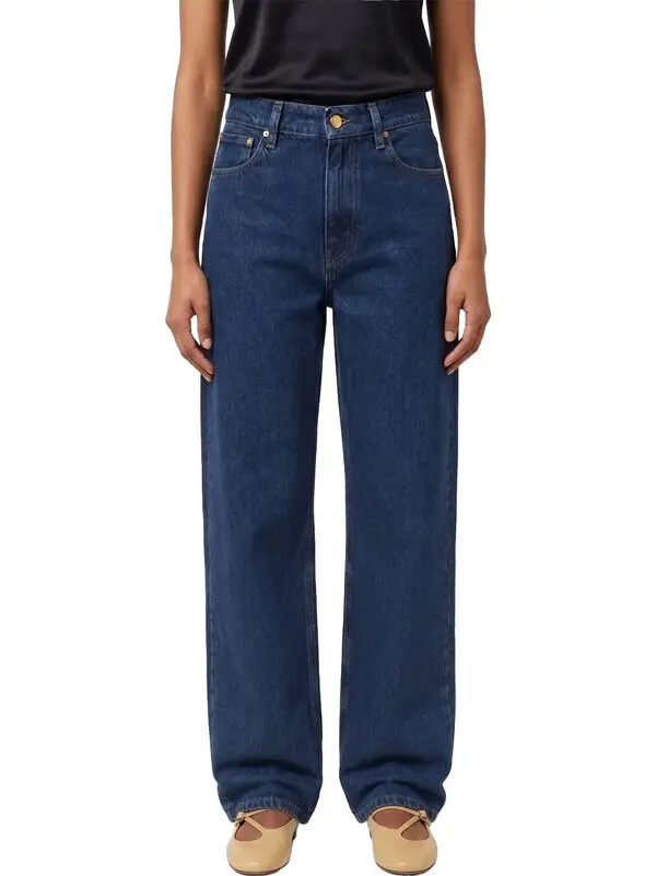 JIL SANDER Wide Leg Jeans - Denim