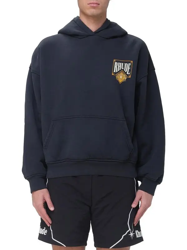 Rhude Printed Sweatshirt - Black