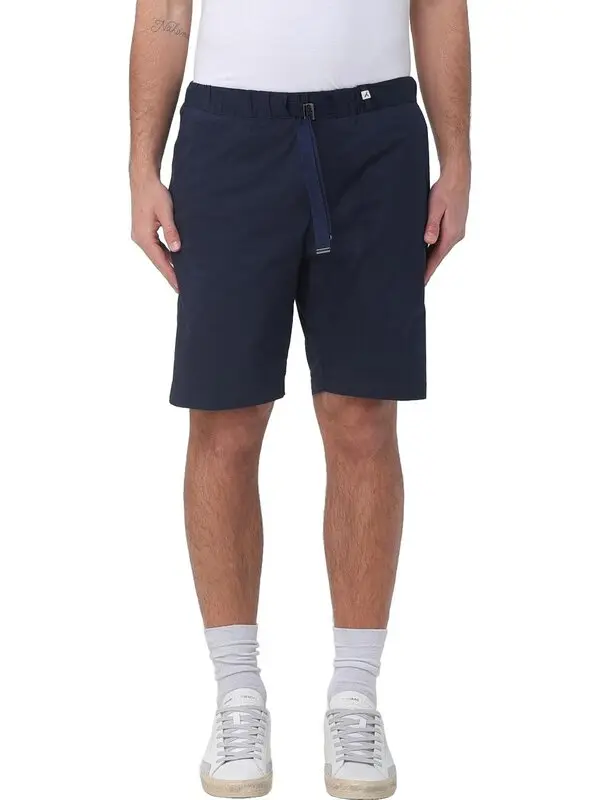 MYTHS Elasticated Waist Drawstring Shorts - Navy