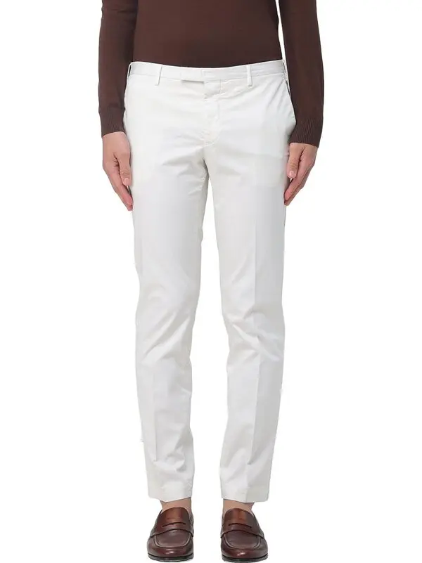 PT TORINO Tailored Fit Trousers - Natural