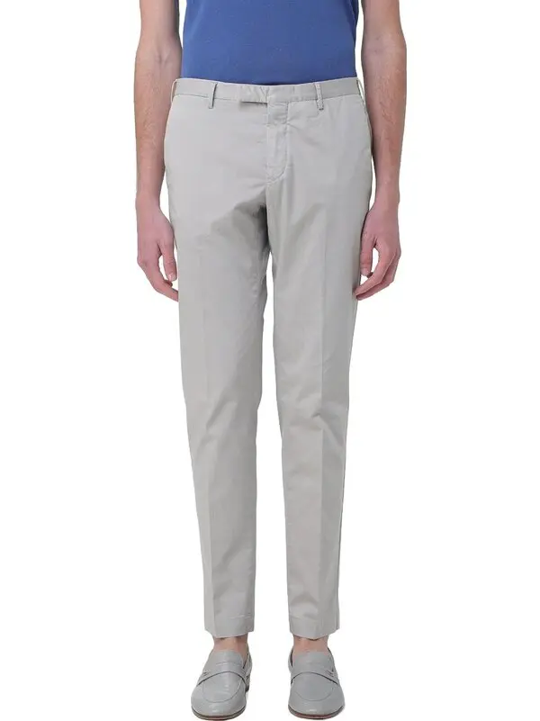 PT TORINO Tailored Fit Trousers - Pearl